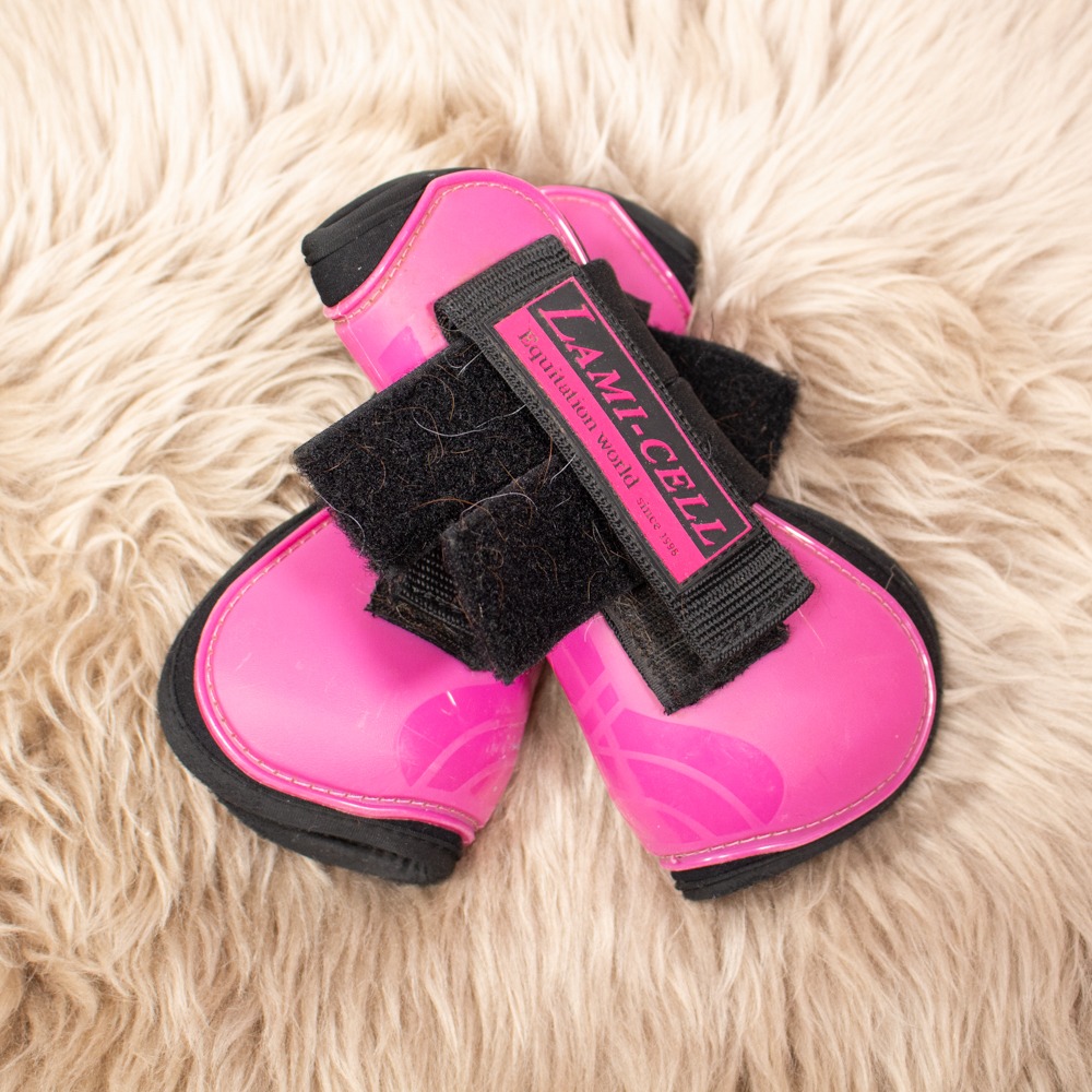 Lami-Cell Hartschalengamaschen pink Pony - myMILLA